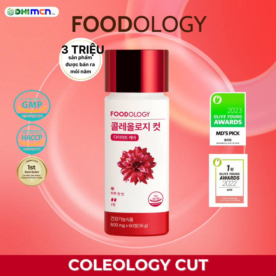 VIÊN UỐNG GIẢM CÂN EO THEO FOODOLOGY COLEOLOGY CUT 60 VIÊN / 30 NGÀY ...