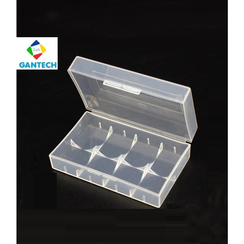 Hộp đựng 2 Cell Pin 21700 20700 bằng nhựa ABS trong Suốt- Hộp ngang ...