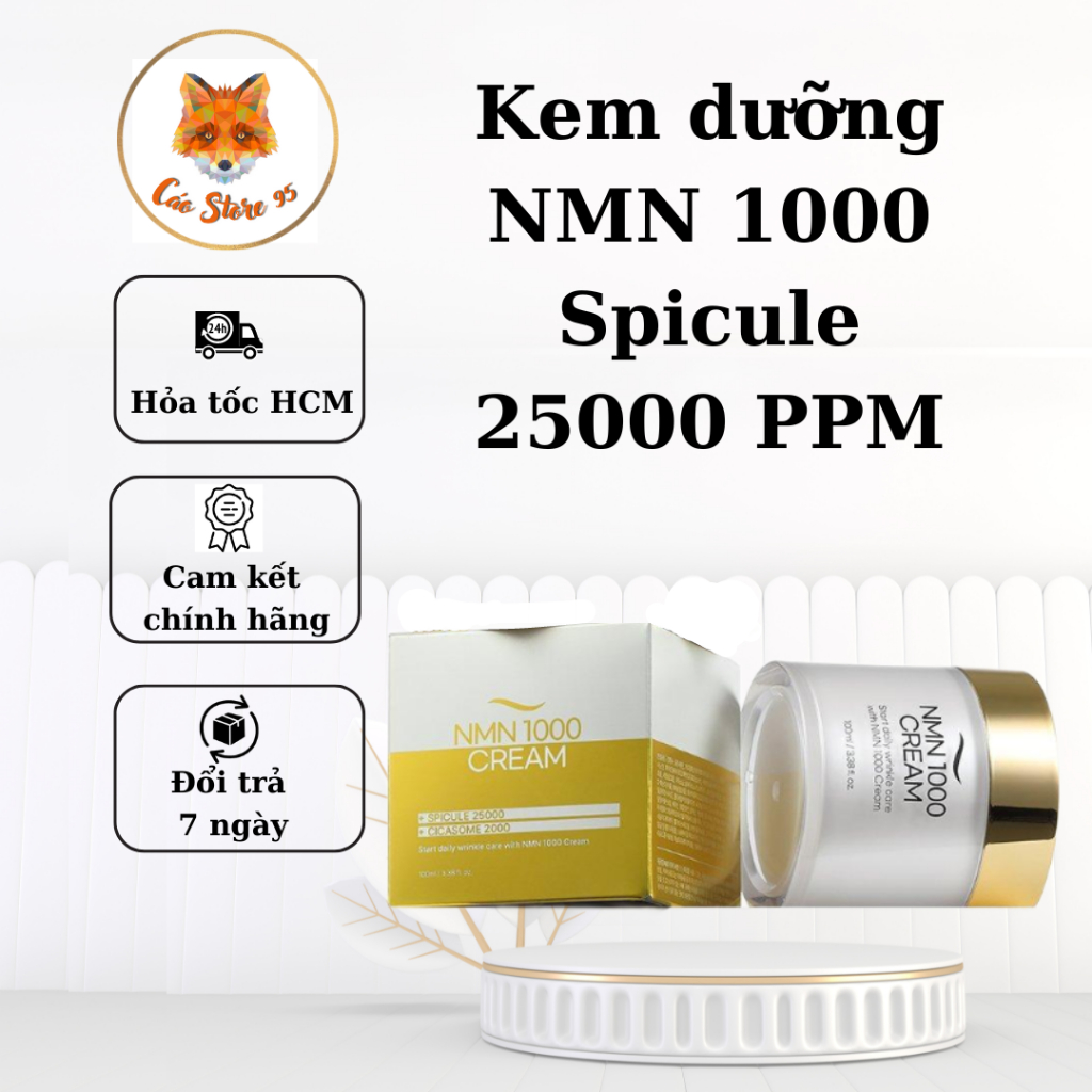 (PHIÊN BẢN MỚI) Kem đêm NMN 1000 Spicule 25000PPM | Shopee Việt Nam