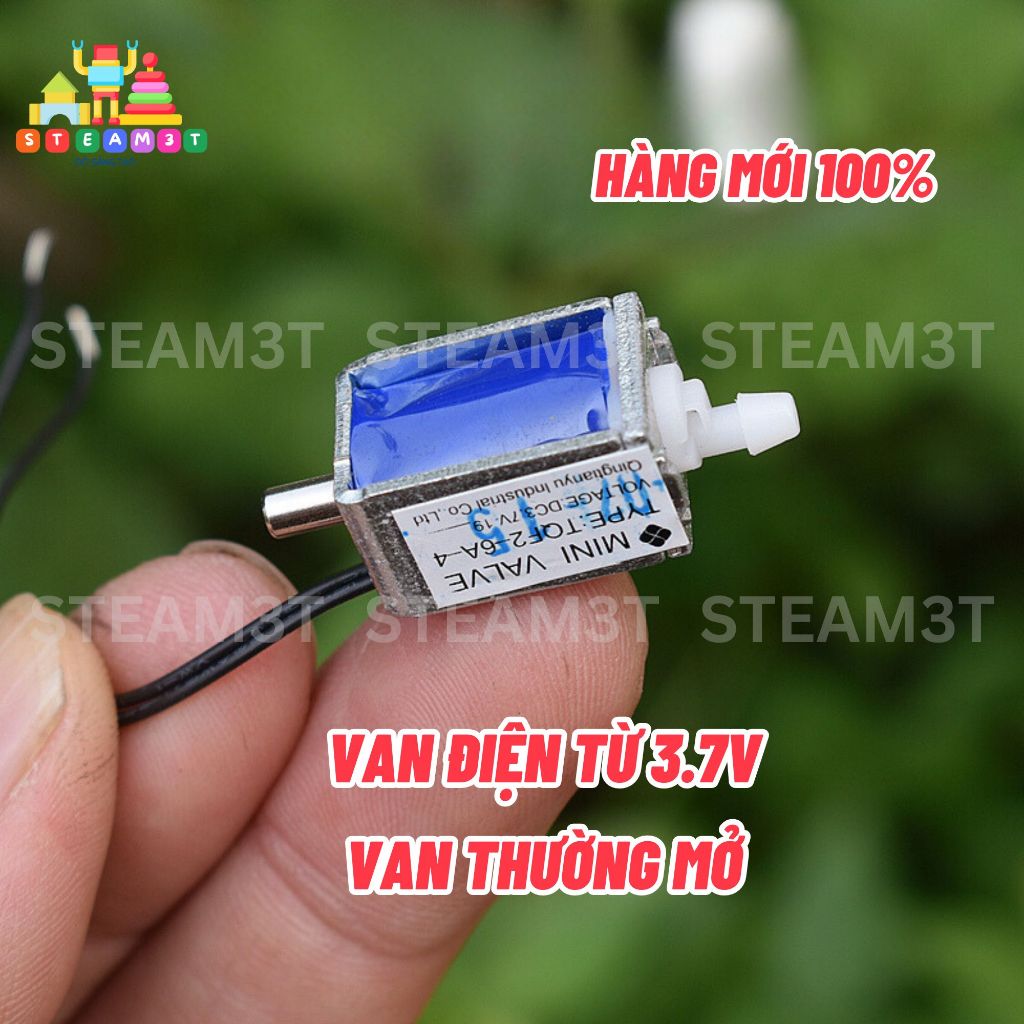 Van điện từ mini 3V - 5V, Van thường mở, dẫn gas khí chất lỏng - LK0365 ...