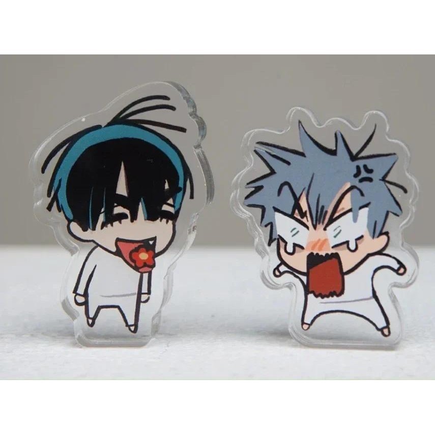 (Tặng móc khóa) Móc khóa standee 3cm ALIEN STAGE mica hình in 2 mặt ...