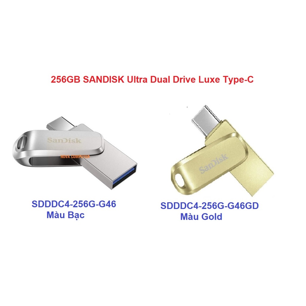 USB 3.1 OTG 256GB SANDISK Ultra Dual Drive Luxe Type-C ( SDDDC4-256G ...