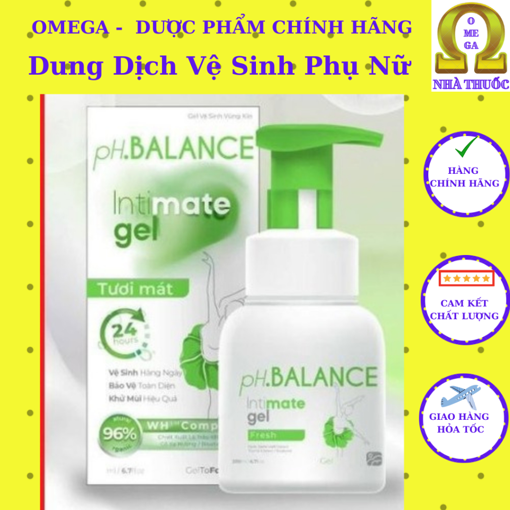 Dung Dịch Vệ Sinh PH.BALANCE Giúp Cân Bằng PH, Phòng Ngừa Nhiễm Khuẩn, Dịu Mát Cả Ngày | Shopee ...