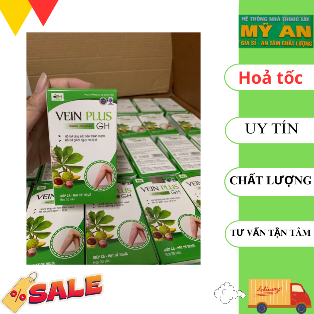 [Chính hãng][ DATE 6/25] VEIN PLUS GH - Diếp cá, hạt dẻ ngựa - Suy Tĩnh ...
