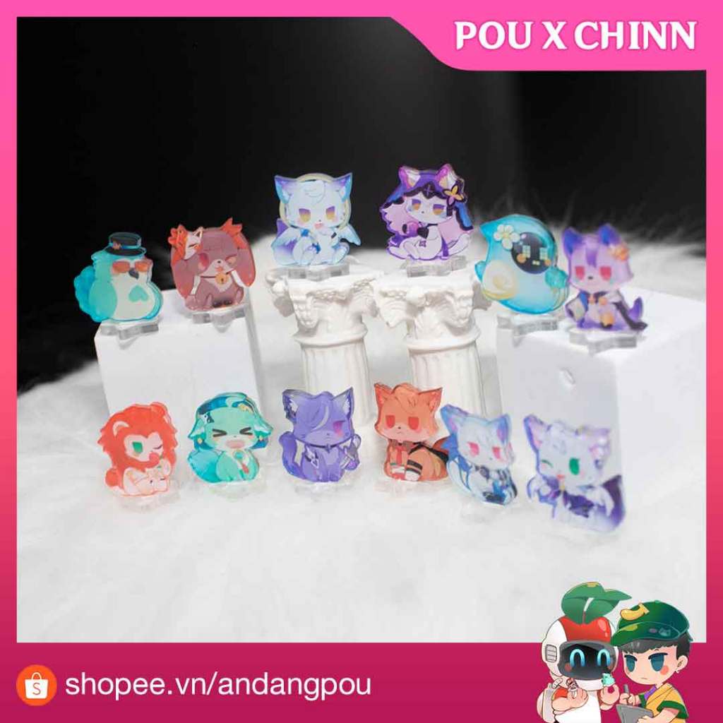 GACHA Mini standee/ tượng mica Honkai: Star Rail nhỏ nhắn xinh xắn ...