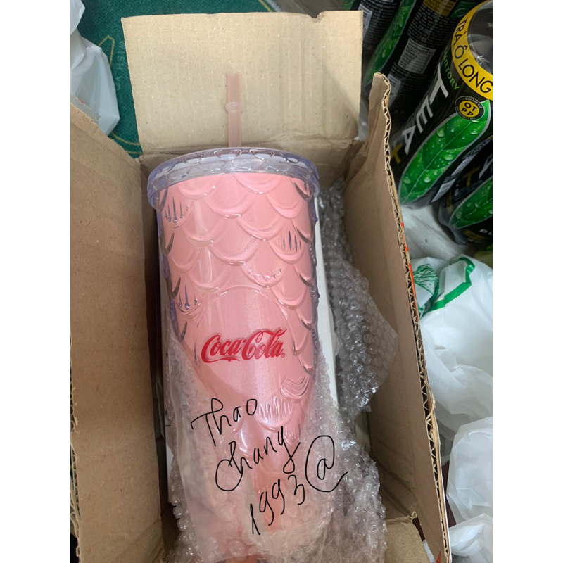Ly coca vảy cá 2 lớp quà tặng tháng 5 circle k | Shopee Việt Nam