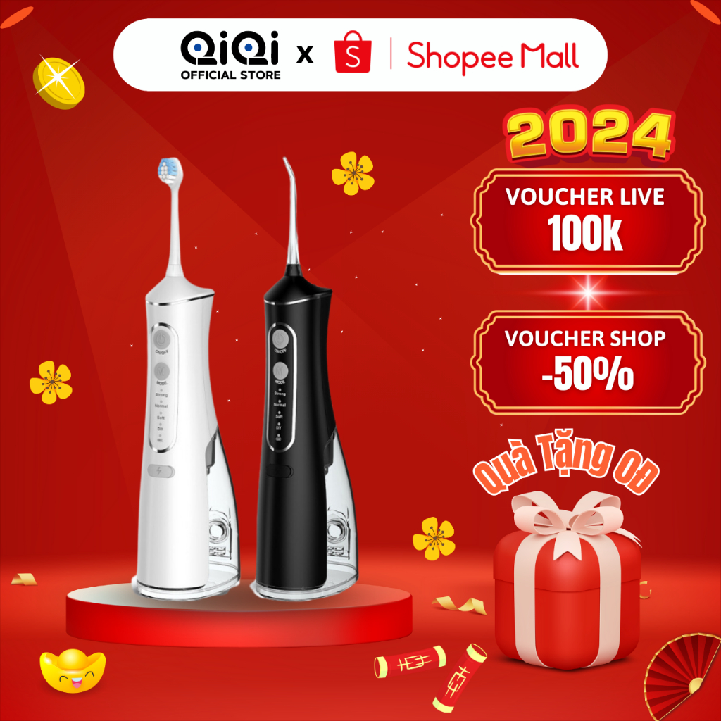 Máy Tăm Nước Cầm Tay METIS 4 Chế Độ, Kèm 4 Đầu Thay Thế Làm Sạch Sâu ...