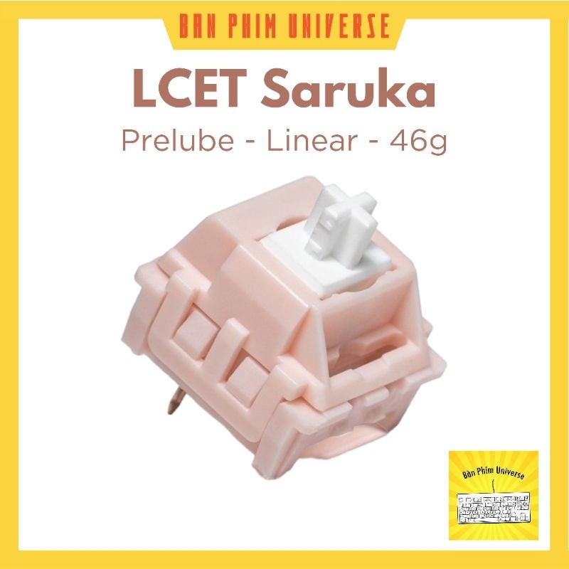 10 Switch LCET Sakura 3 PIN prelube switch linear 45g công tắc bàn phím ...
