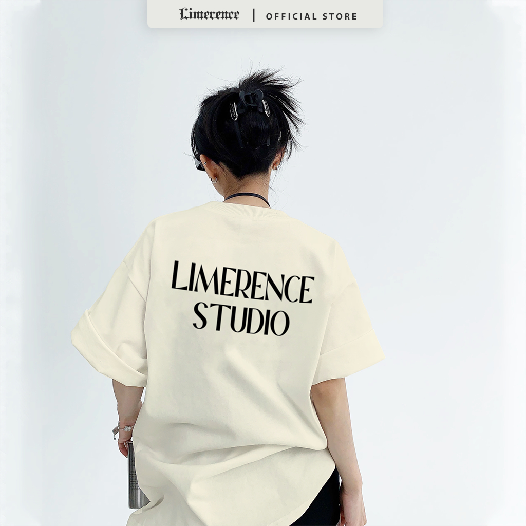 Áo thun form rộng LIMERENCE Studio Basic vải cotton cao cấp co giãn, dày dặn Local Brand ...