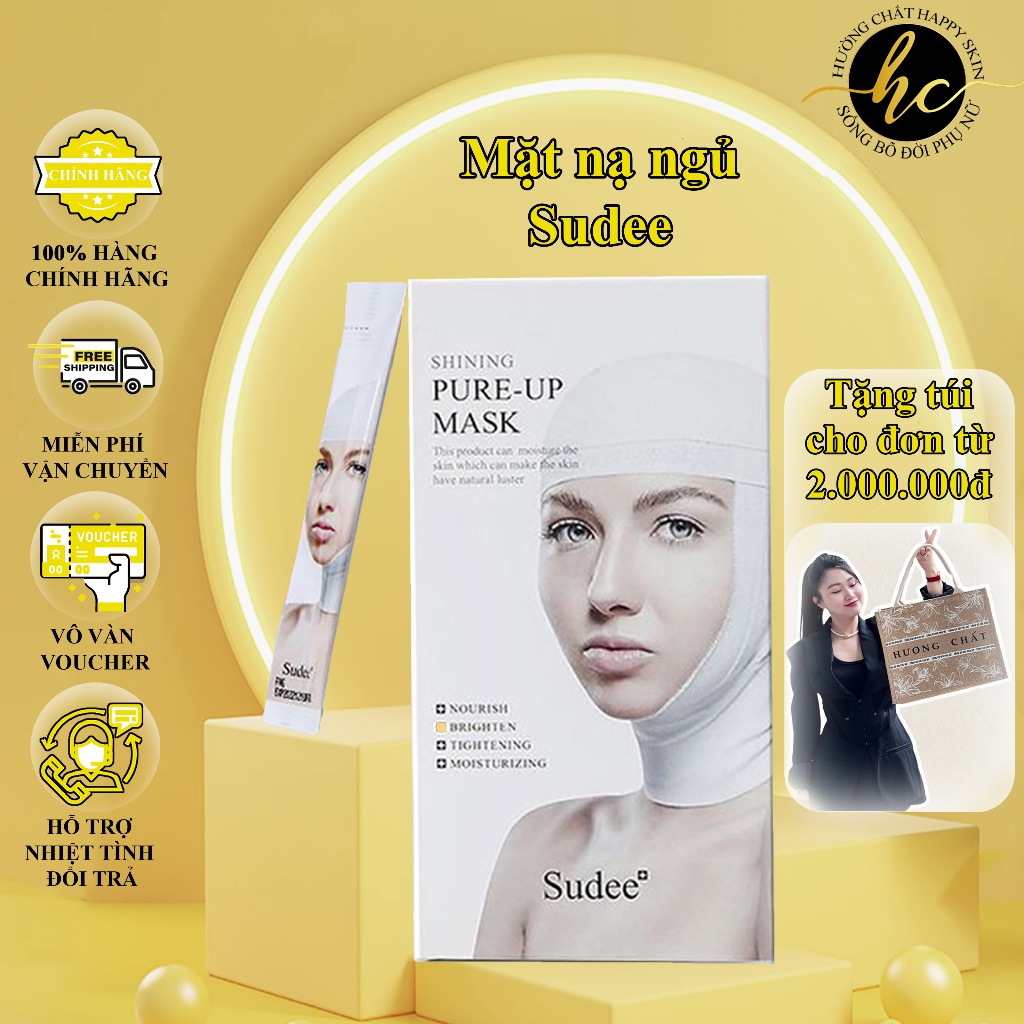 Mặt Nạ Ngủ Sudee Shining Pure-up Mask Giúp Cho Làn Da Trắng Sáng Và Mịn ...