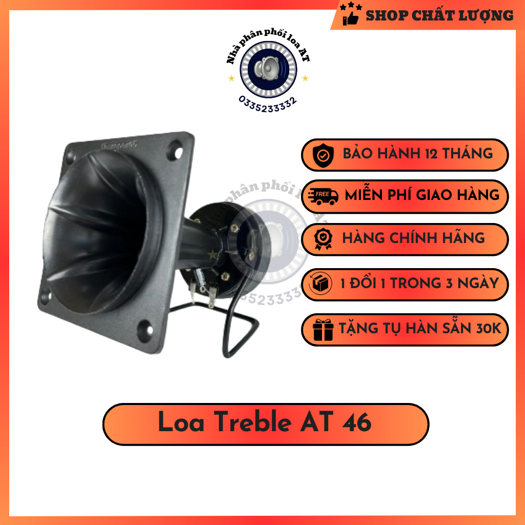 Đôi Loa Treble rời Thumper AT46 200w chính hãng - Loa Treble Kèn ...