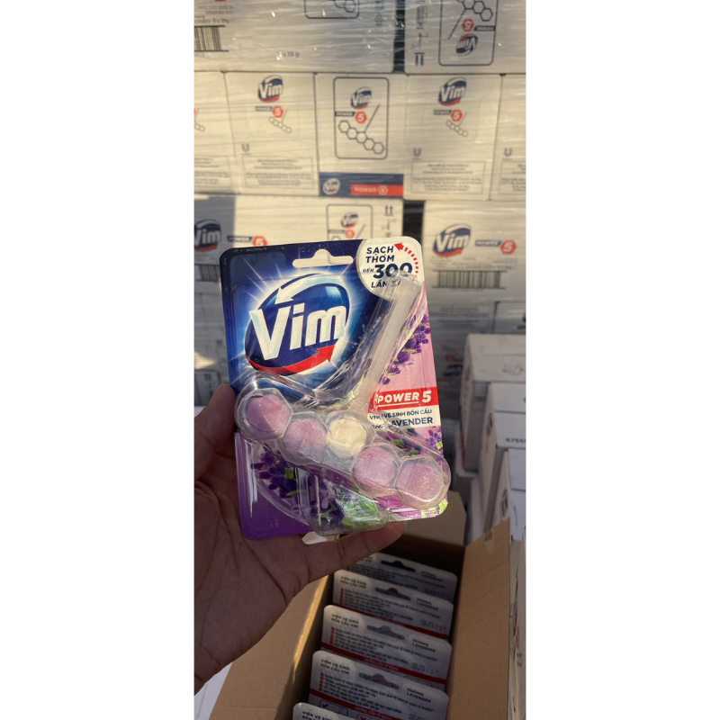 Vim treo tẩy bồn cầu Power 5 hương lavender | Shopee Việt Nam
