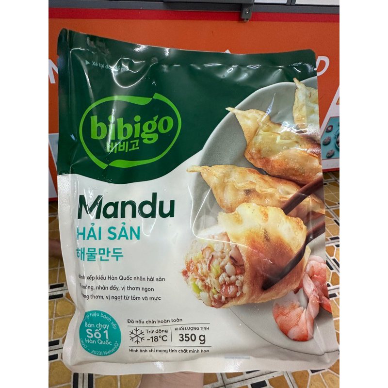 BÁNH MANDU HẢI SẢN BIBIGO 350G/10CÁI | Shopee Việt Nam