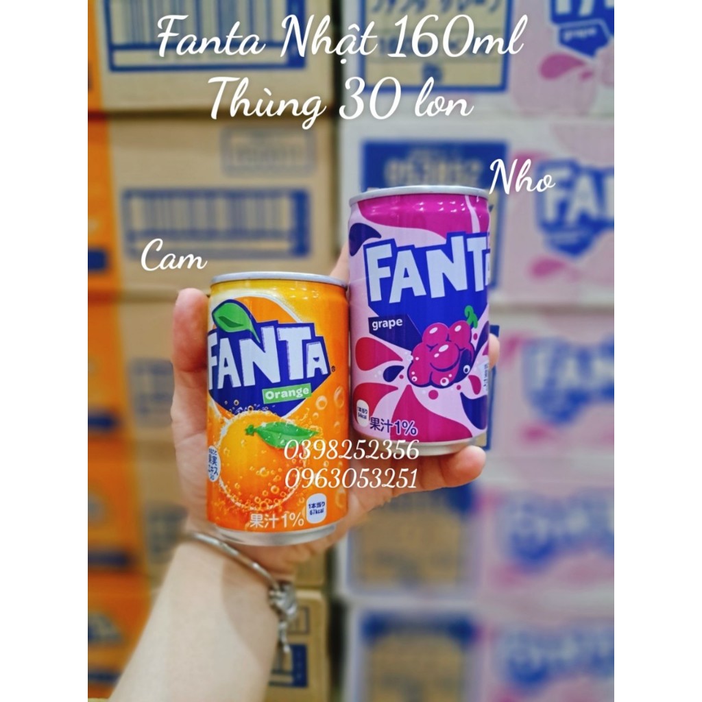 Nước Ngọt Fanta Nhật 160ml ( Thùng 30 lon) Lý Mai | Shopee Việt Nam