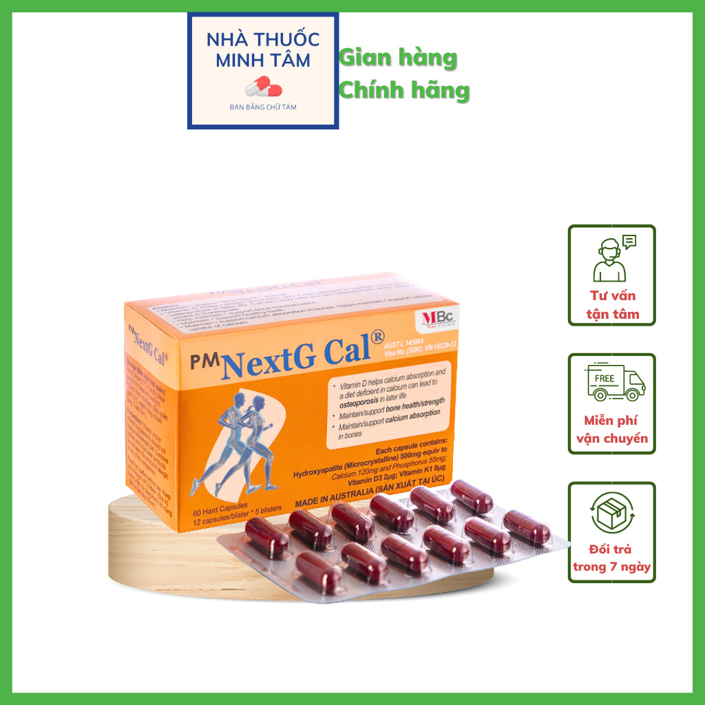 (Chính Hãng) NextG Cal Bổ Sung Calci giảm đau nhức hỗ trợ chống loãng ...