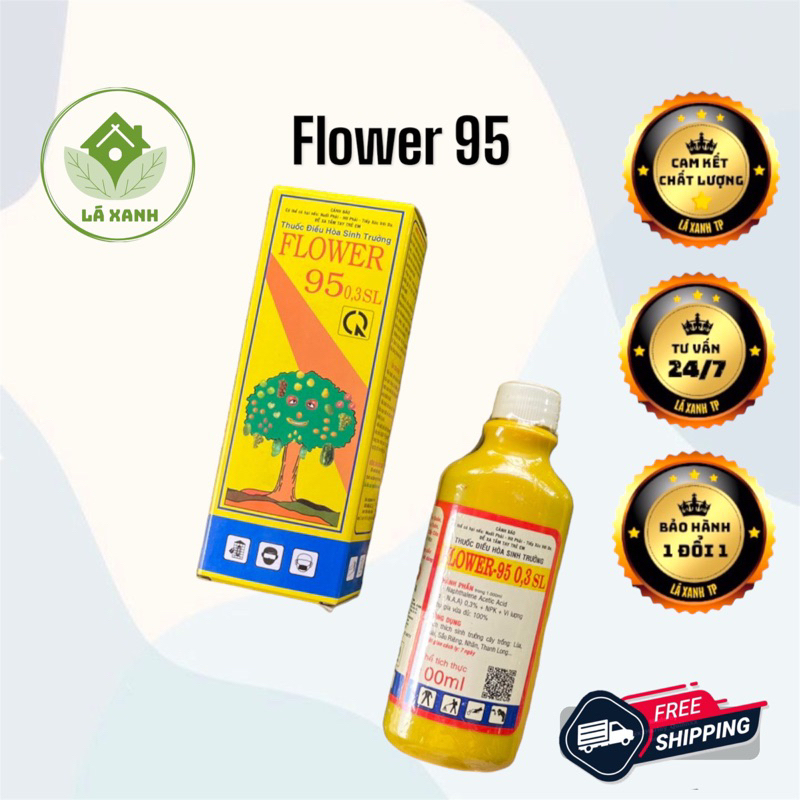 Thuốc điều hòa Sinh Trưởng FLOWER 95 0,3SL Rau màu, Hoa kiểng_100ml ...