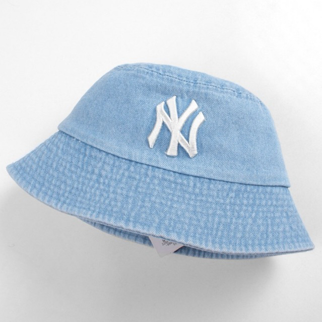 Mũ Nón Buckets Meowist Unisex chất liệu vải jeans wash logo NY,nón ...