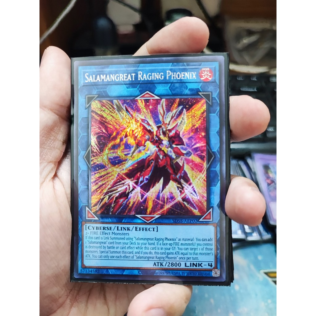 [Yugioh Funny Shop] 1 lá thẻ bài SDSS-AEP02 Salamangreat Raging Phoenix ...