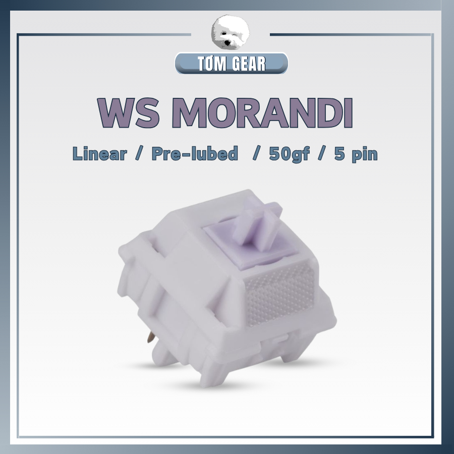 Switch Wuque Studio Morandi Linear Tản LED Switch WS Morandi Công tắc bàn phím cơ | Shopee Việt Nam