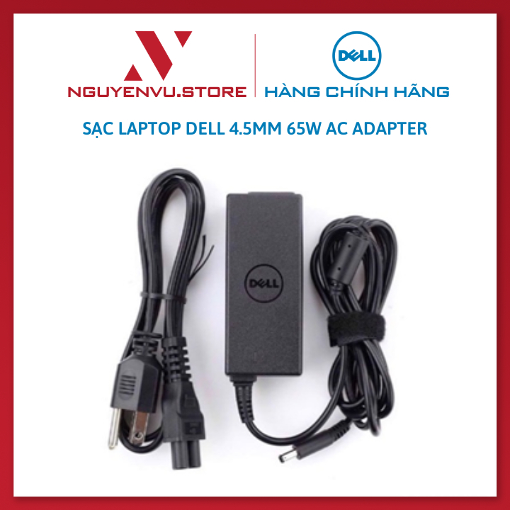 Sạc Laptop Dell 4.5mm 65W AC Adapter - Hàng Chính Hãng | Shopee Việt Nam