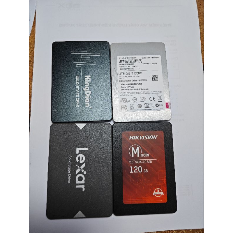 Ổ cứng SSD 2.5 120G, 128G bóc máy chính hãng | Shopee Việt Nam