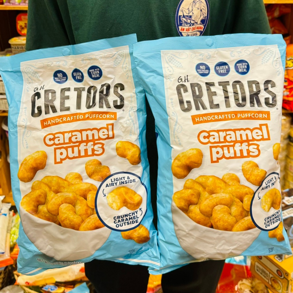 Bánh Cretors Caramel Puffs Handcrafted Puffcorn 510G | Shopee Việt Nam