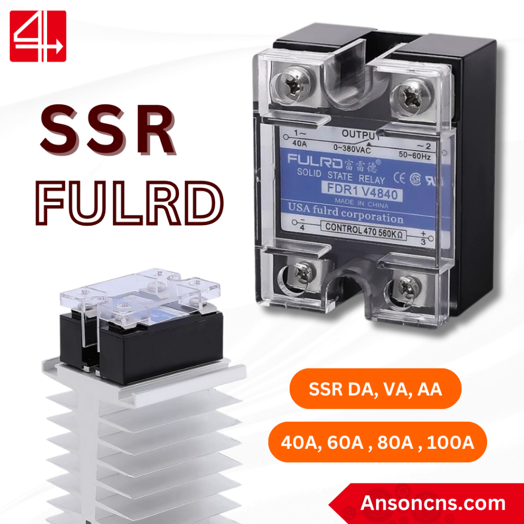 [FULRD] Rơle Bán Dẫn SSR 40A 60A 80A 100A FDR1 | Shopee Việt Nam