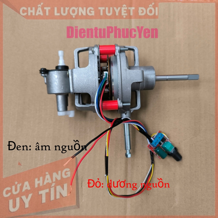 Bộ Đầu Quạt BLDC 12V-24V Nguyên Bộ - Motor Inatsu 6 Dây Mới 100%, Lắp Sẵn, Tương Thích Đa Dạng ...