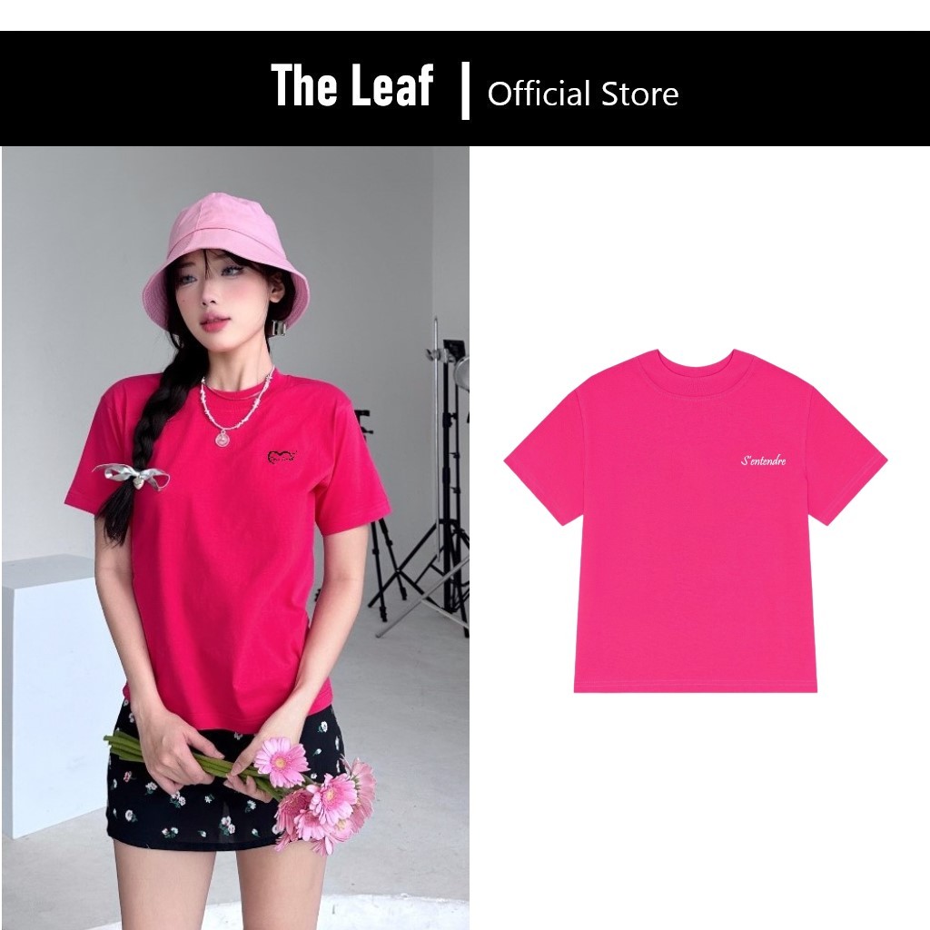 Áo Baby Tee 100% Cotton 250gsm Basic Màu Hồng Đậm | Shopee Việt Nam