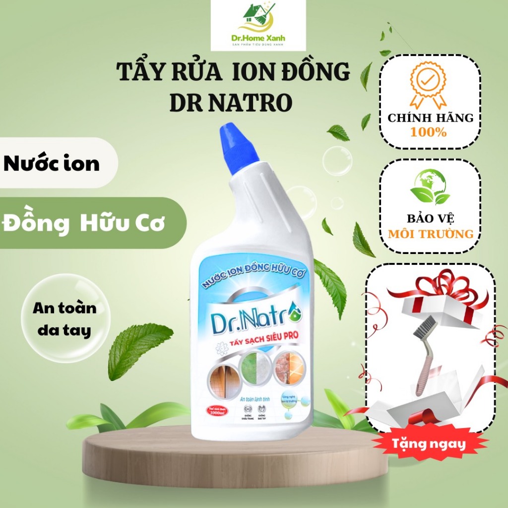 Nước Ion Đồng Hữu Cơ Dr.natro,Tẩy Sạch Cặn Canxi Mốc Rong Rêu Tường ...