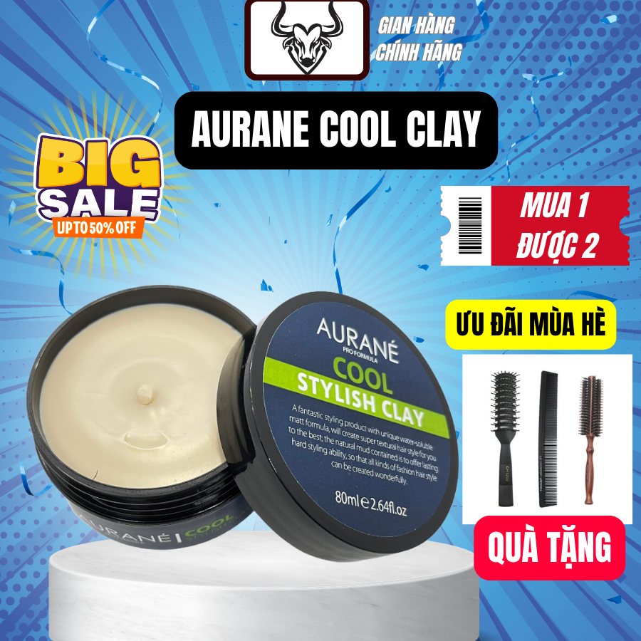 [SALE HÈ] Sáp vuốt tóc Aurane Cool Stylish 80g, Sáp vuốt tóc quốc dân ...