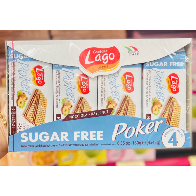 BÁNH XỐP KEM VỊ HAZELNUT SUGAR FREE 180G | Shopee Việt Nam