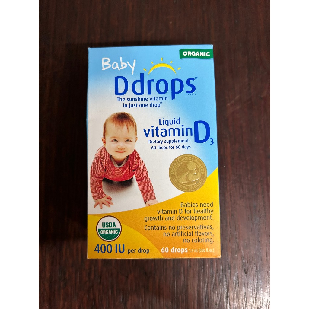 Baby Ddrops Vitamin D3 400IU 60 giọt cho trẻ sơ sinh | Shopee Việt Nam