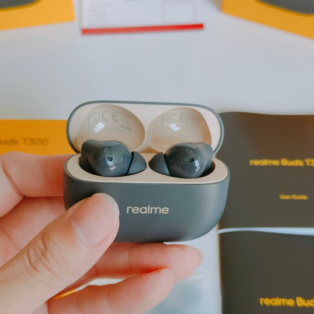 Tai Nghe Bluetooth REALME T300 5.3 TWS Không Dây Chống Ồn 30dB Pin 40 Giờ Hàng CHÍNH HÃNG ...