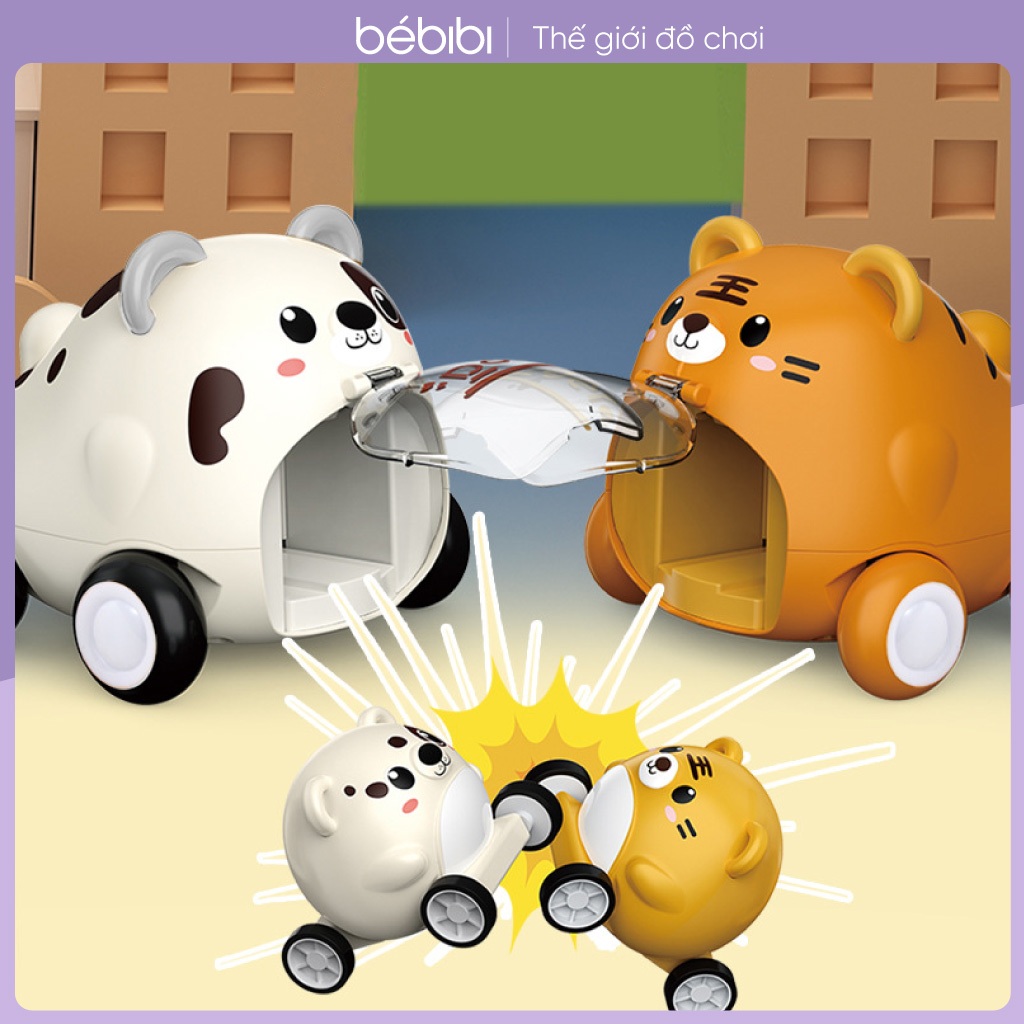 Xe ô tô đồ chơi cho bé Bebibi, xe con được bắn ra từ xe mẹ trò chơi rất ...