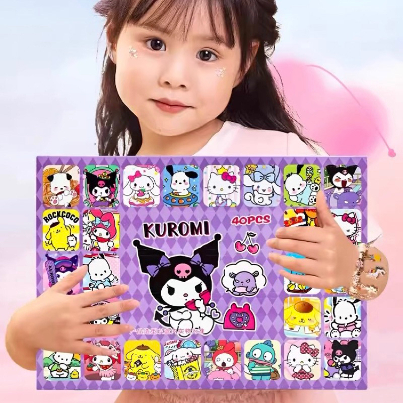 Đồ chơi Hidden Box 40 món đồ chơi kuromi và Gấu Dâu, giáng sinh bí ẩn ...