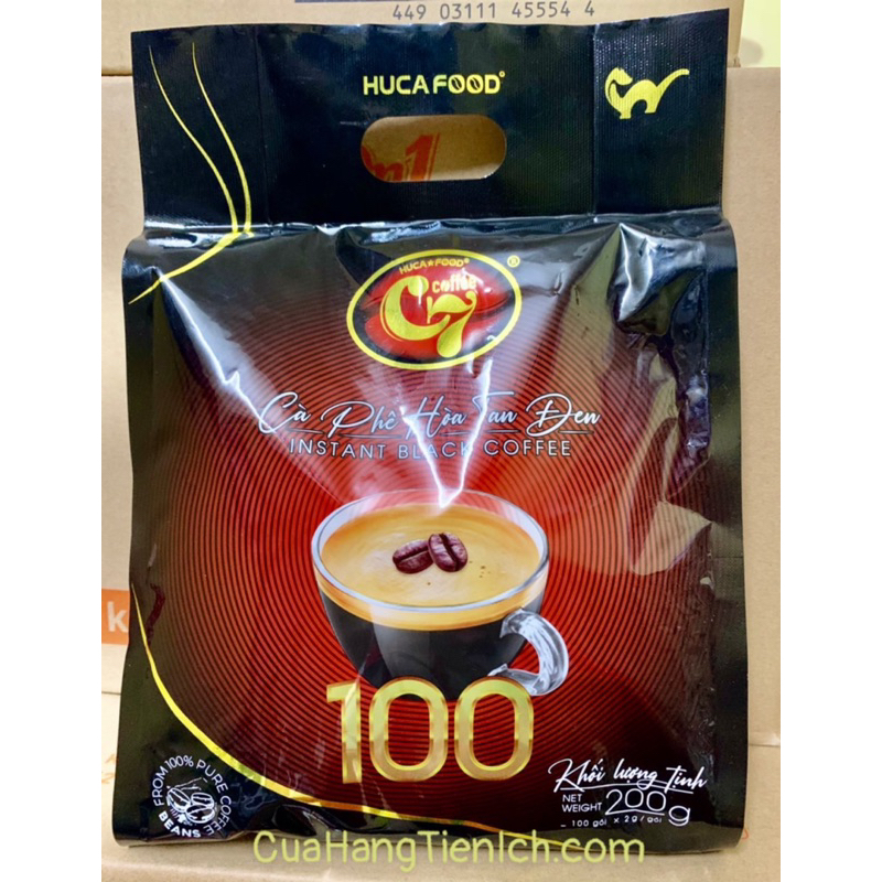 CÀ PHÊ HOÀ TAN ĐEN CON CHỒN VÀNG - C7 COFFE - TÚI 200GAM (2Gam x100 GÓI ...