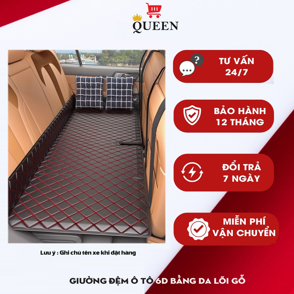 Đệm ô tô 6 lớp bằng da gấp gọn thông minh, Nệm xe hơi nằm ngủ cho bé ...