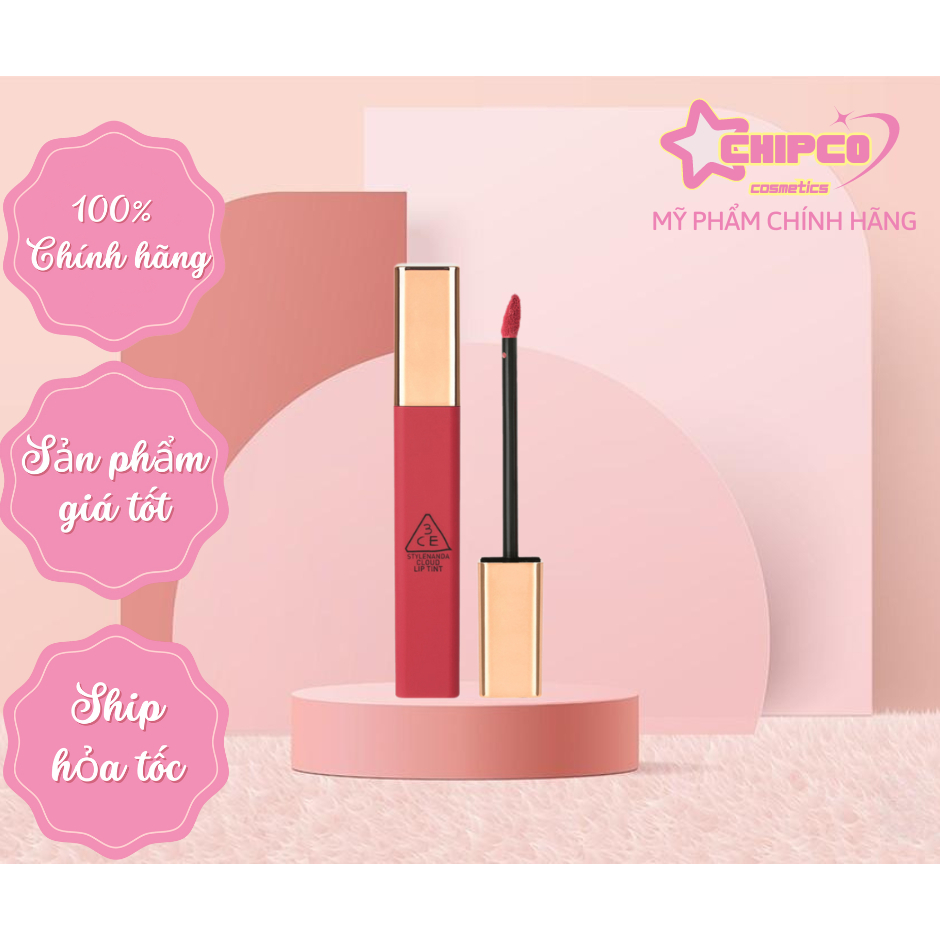 (CHÍNH HÃNG)Son Kem Lì 3CE Mịn Nhẹ Như Mây 3CE Cloud Lip Tint 4g ...