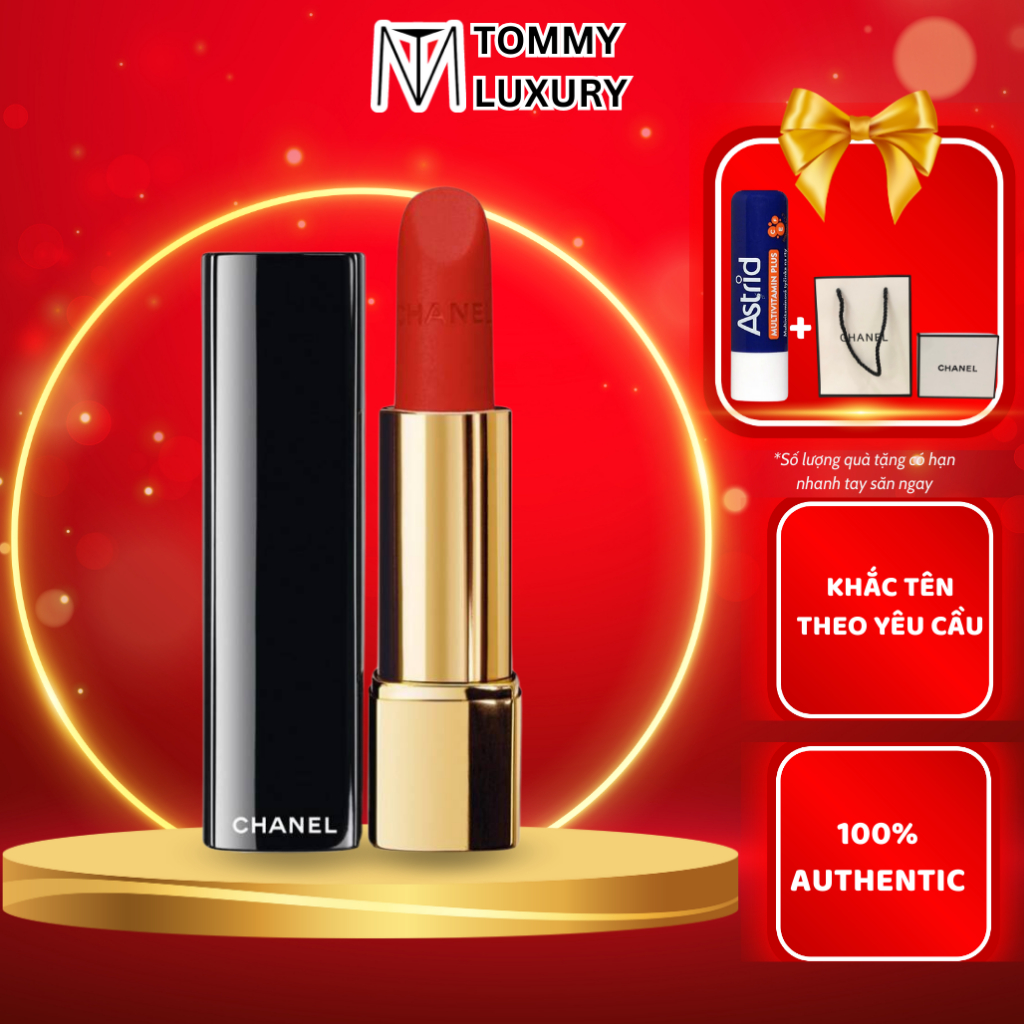 Son Thỏi Chính Hãng Cha_nel 57 Rouge Feu Màu Đỏ Cam Tự Nhiên, Tạo Hiệu ...