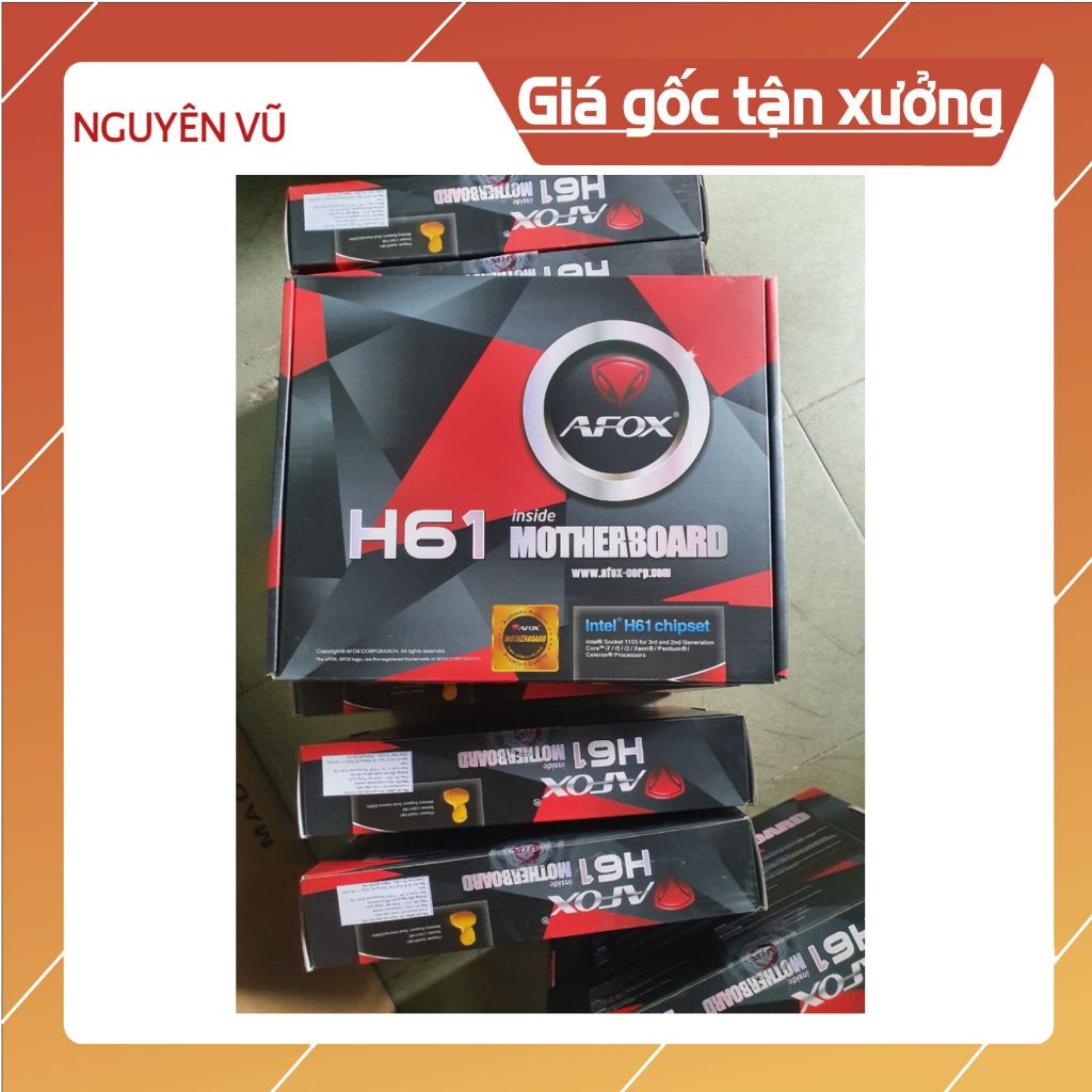 Mainboard – Bo mạch chủ - Main Afox H61 | LGA1155 – Chính hãng | Shopee ...