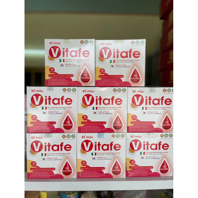 Bổ máu Vitafe - bổ sung sắt, acid folic,các vitamin - Nguyên liệu nhập ...
