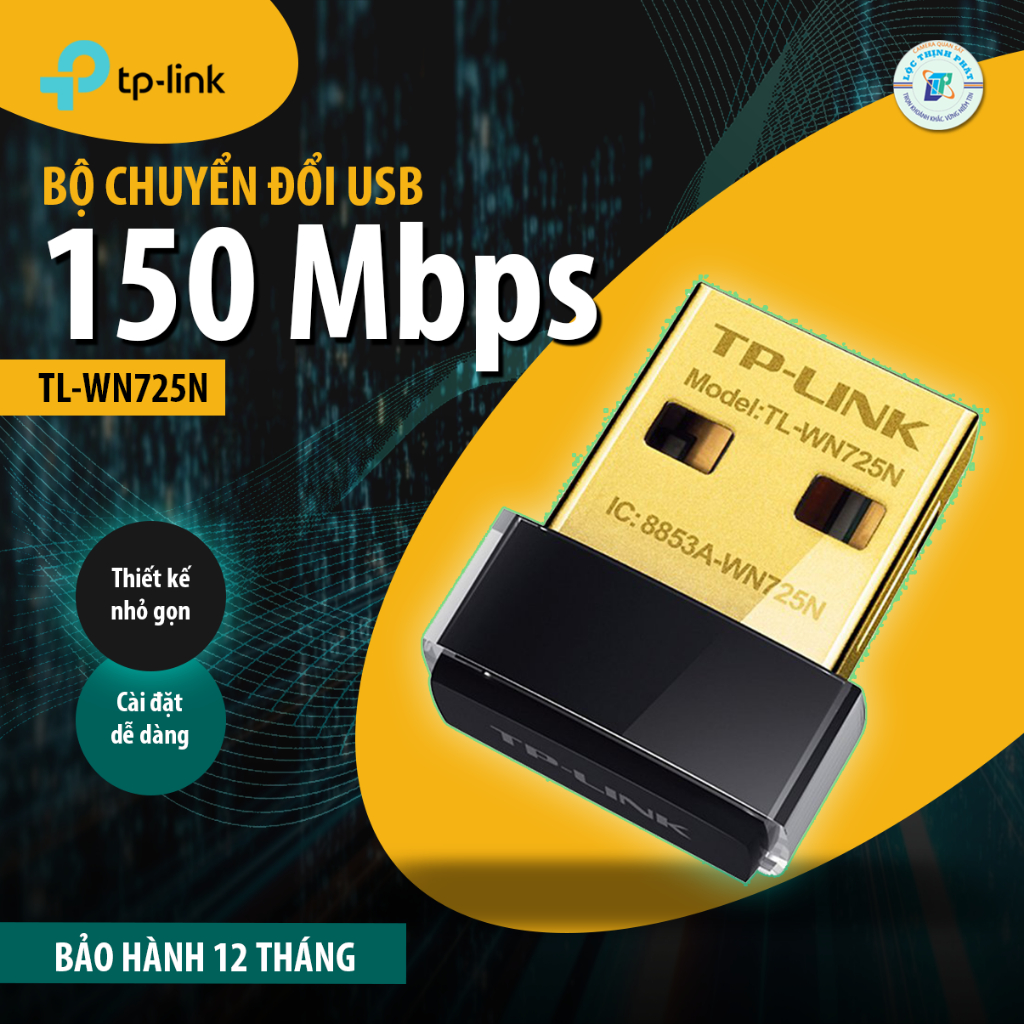 USB Thu Phát Wifi TP-Link 725N Chính Hãng - Bảo Hành 12 Tháng | Shopee ...