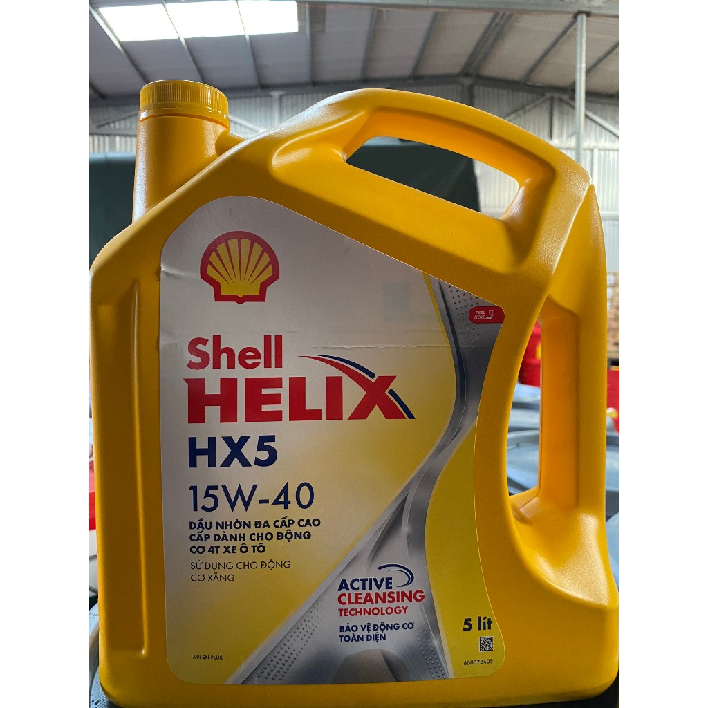 SHELL HELIX HX5 15W40 ( 5 LÍT) - CHÍNH HÃNG. | Shopee Việt Nam