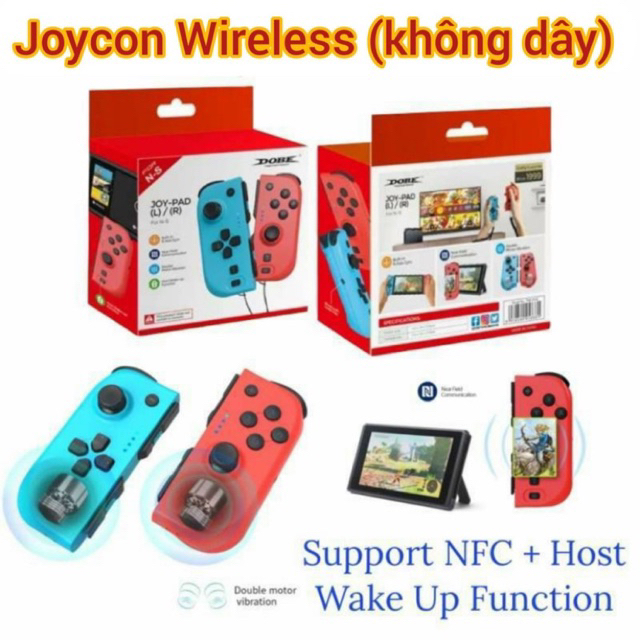 (tiến xíu) tay cầm Joycon dobe dành cho Nintendo Switch Oled v1 v2 Lite dobe Joycon bảo hành 1 ...