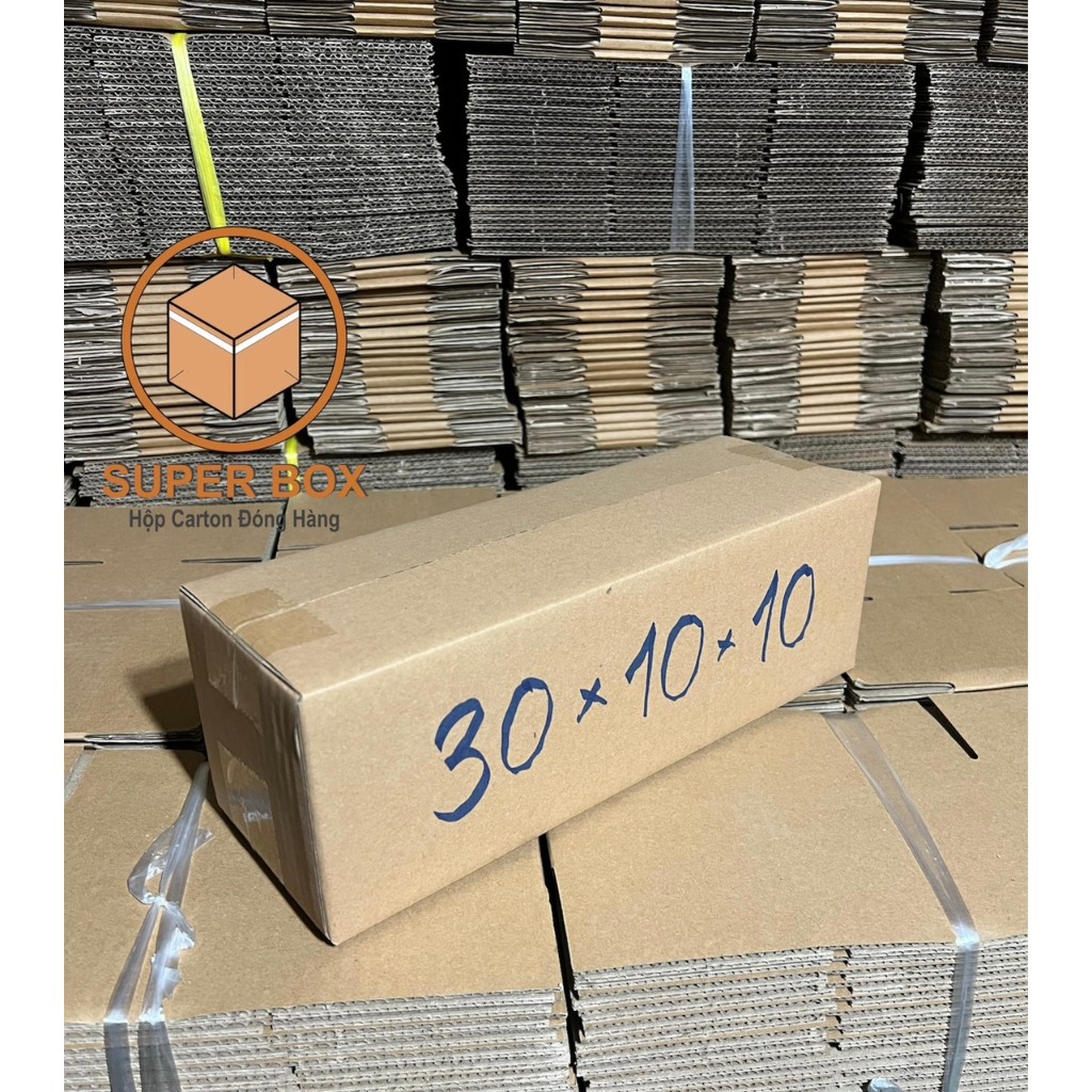 -SUPERBOX- Size 30x10x10(cm) 1 Hộp Carton đóng hàng, gói hàng. | Shopee ...