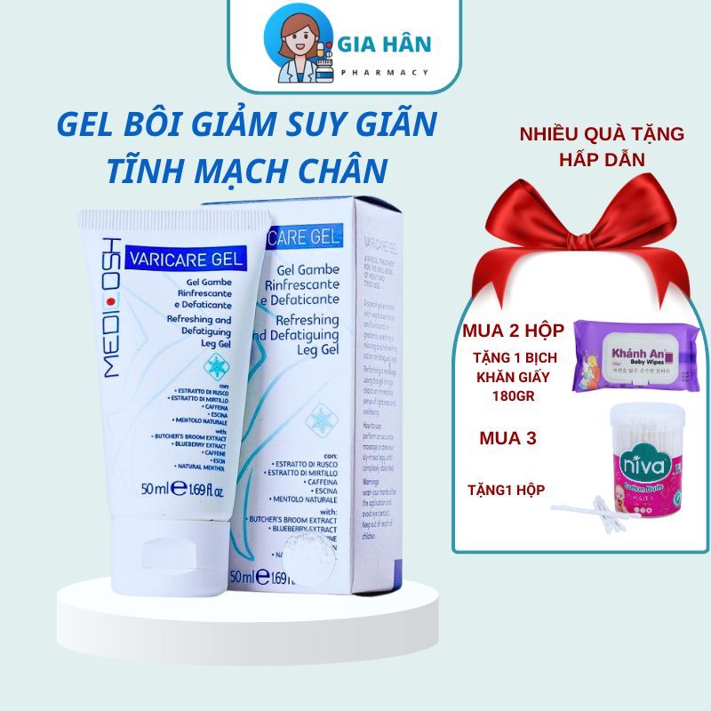 Gel Varicare Medicosh hỗ trợ làm giảm các triệu chứng suy giãn tĩnh ...
