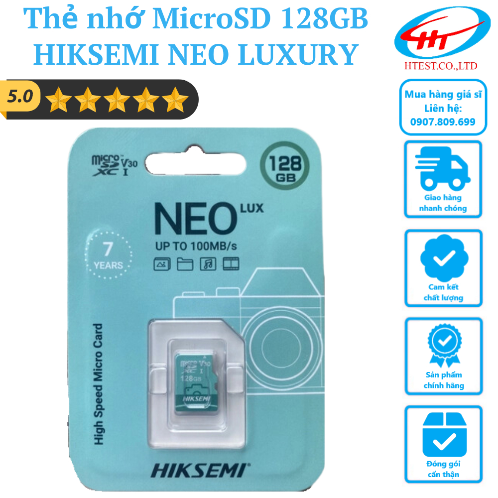 Thẻ Nhớ MicroSDXC HIKSEMI NEO Luxury 128GB/256GB- HÀNG CHÍNH HÃNG | Shopee Việt Nam