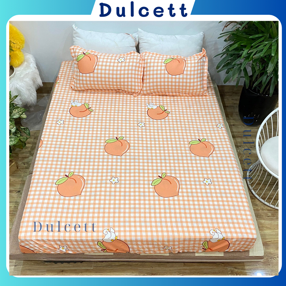 Set Ga Gối 3 món gồm: 1 Ga 2 Vỏ gối Đầu Thương Hiệu Dulcett ( đủ size ...