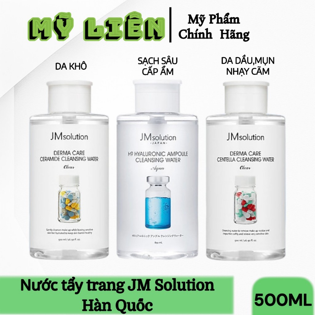 Nước Tẩy Trang JM Solution Cleansing Water Sạch Sâu Dịu Nhẹ Cho Da 500ml | Shopee Việt Nam